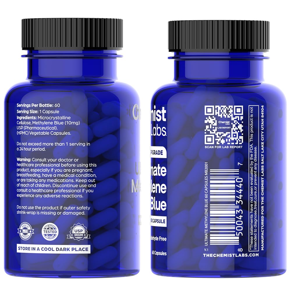 60 capsules of Methylene Blue