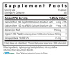 60 capsules of microbiome support