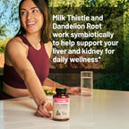 60 capsules of milk thistle extract