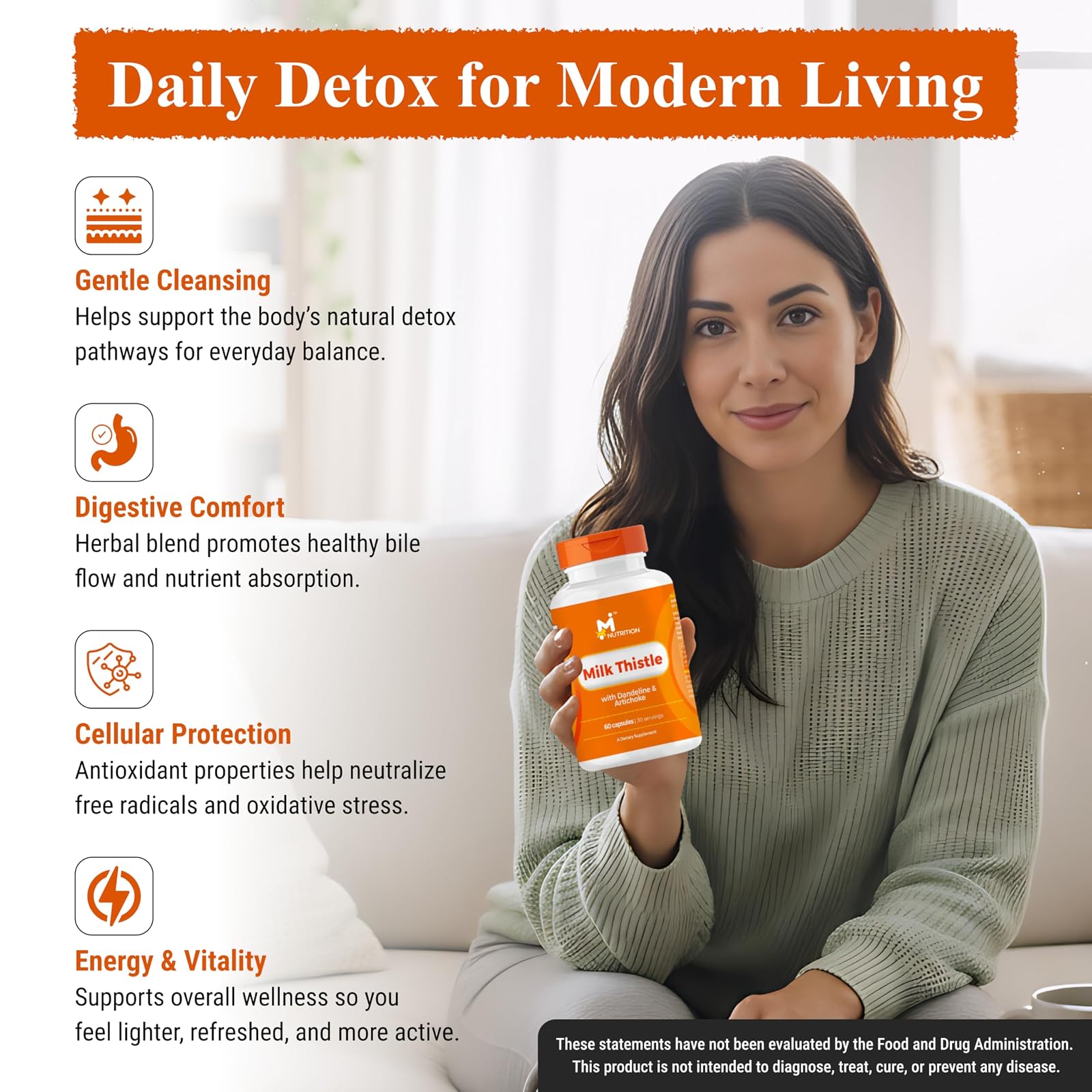 60 capsules of Milk Thistle extract