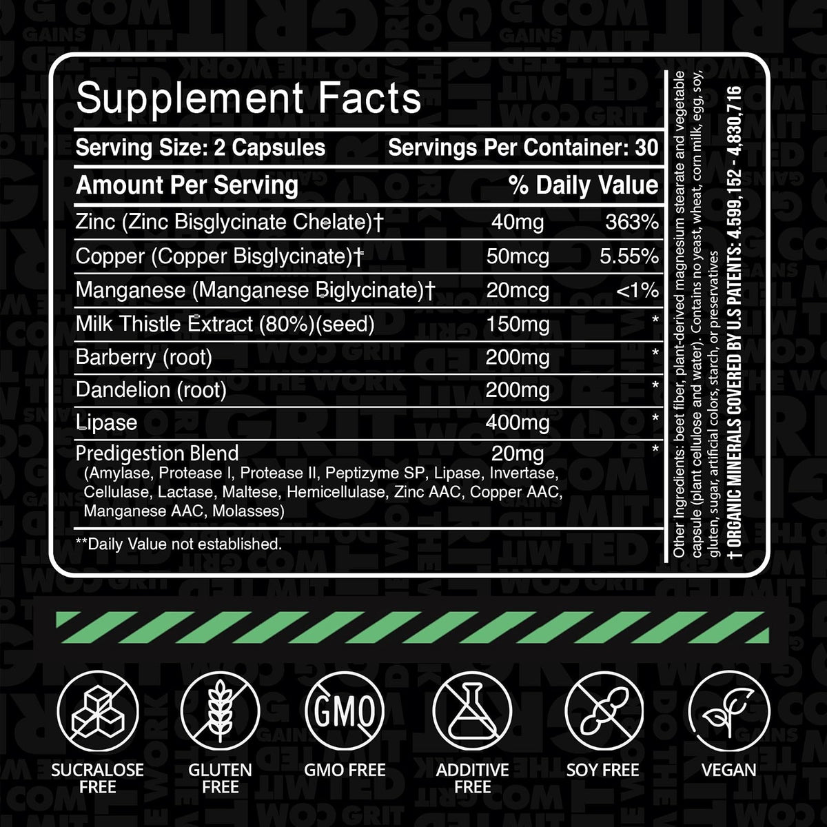 60 capsules of milk thistle extract