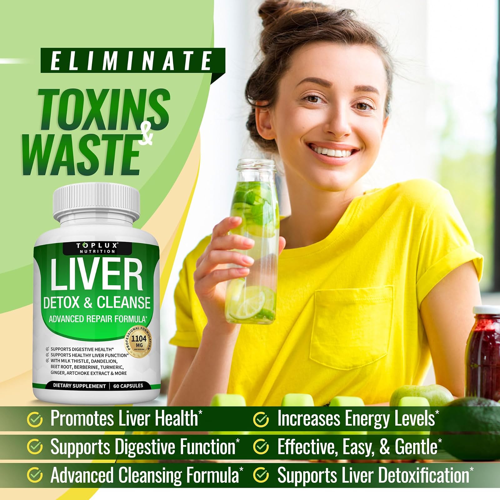 60 capsules of milk thistle