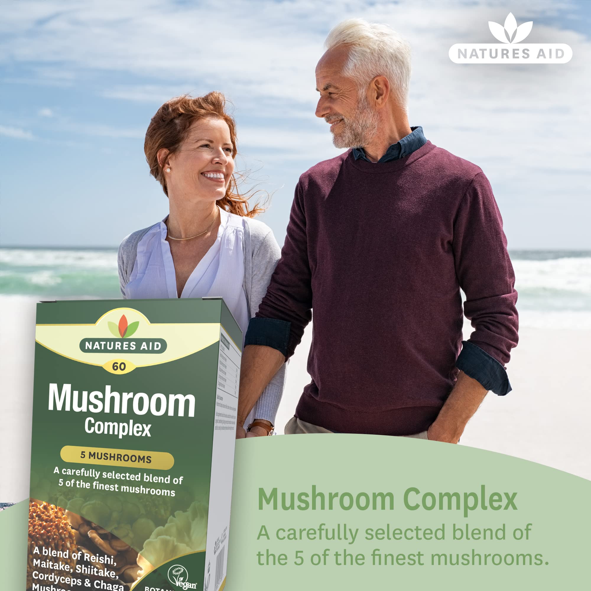 60 capsules of mushroom extract