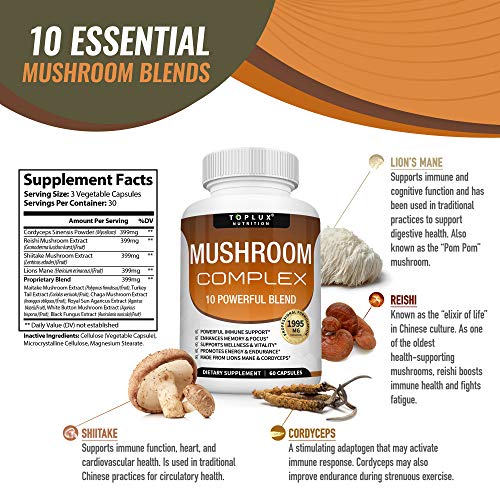 60 capsules of mushroom goodness