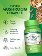 60 capsules of mushroom health benefits