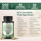 60 capsules of NAD Resveratrol