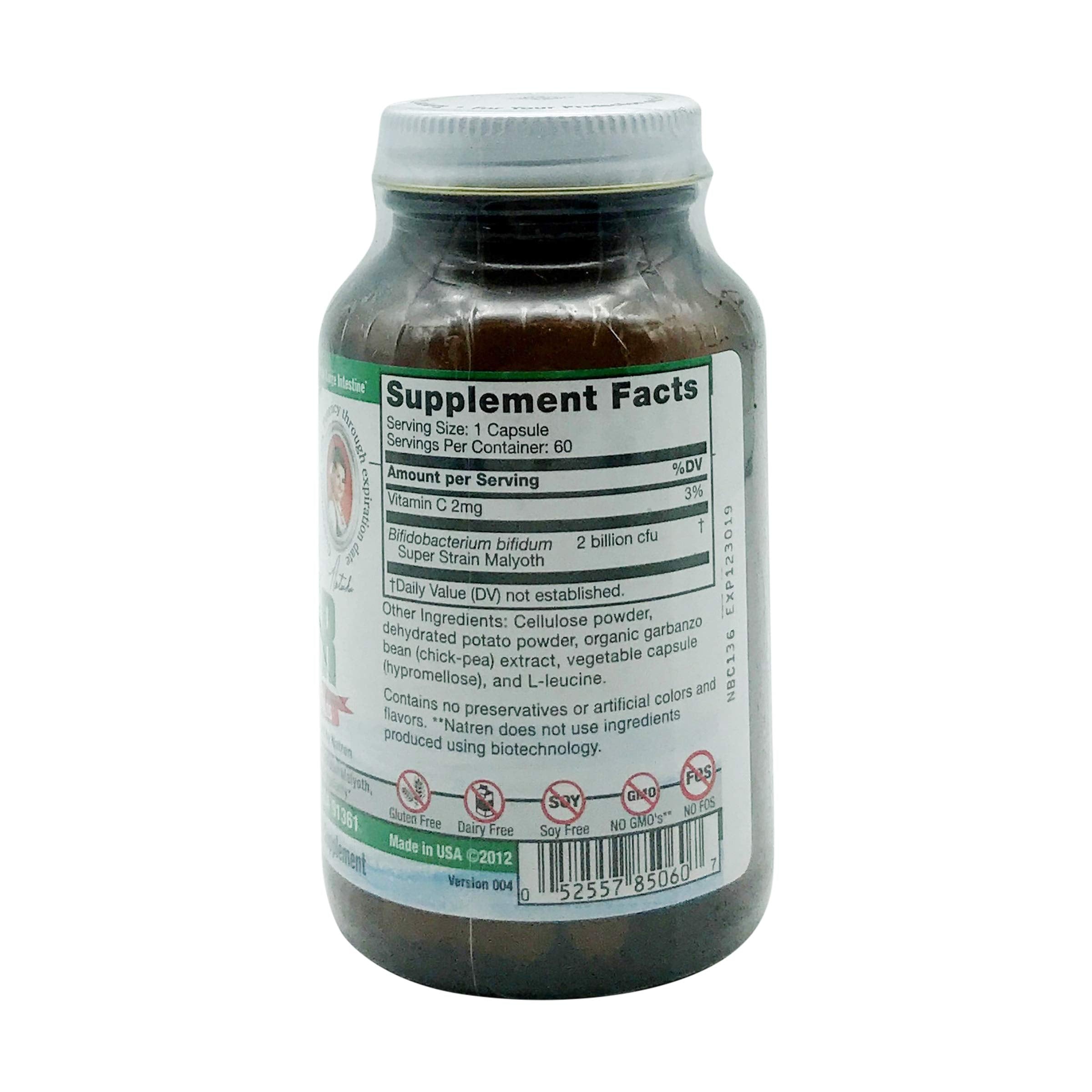 60 capsules of Natren probiotics