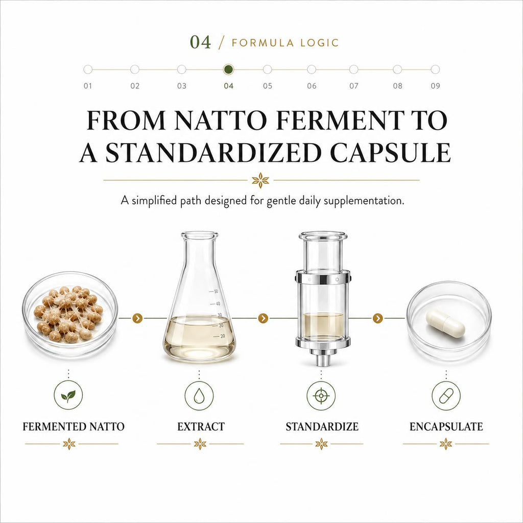 60 capsules of Nattokinase for immune support