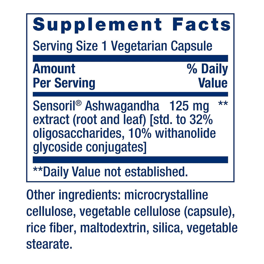 60 capsules of natural Ashwagandha