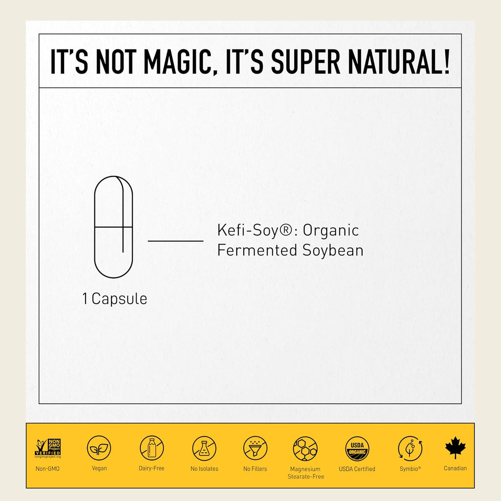 60 capsules of natural probiotics