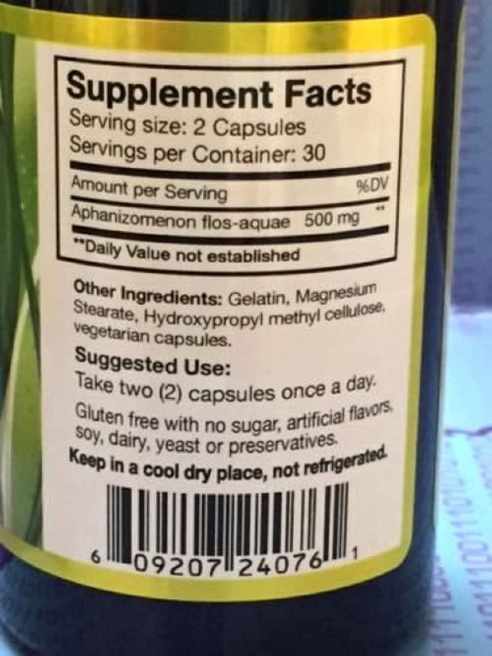 60 capsules of natural wellness
