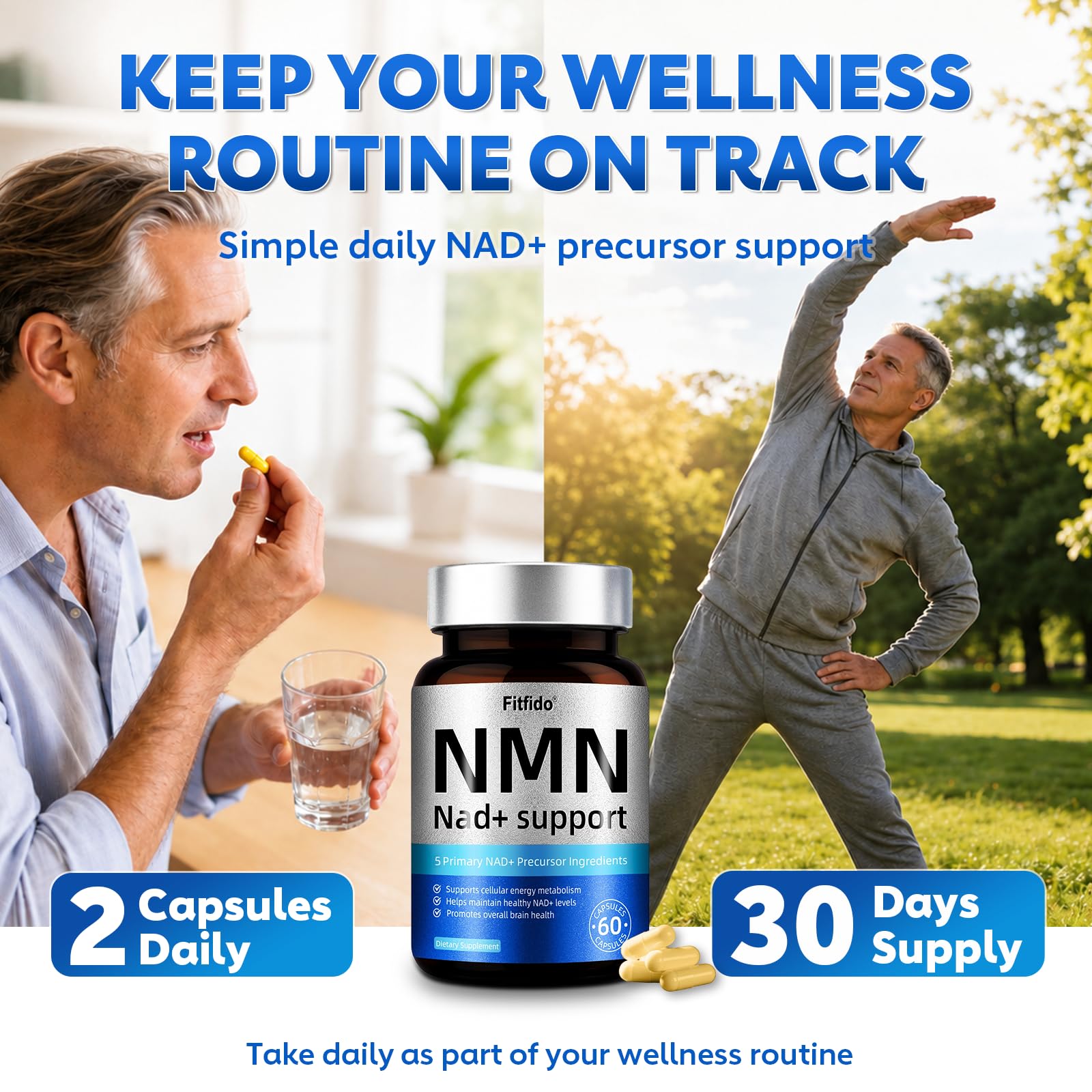 60 capsules of NMN benefits