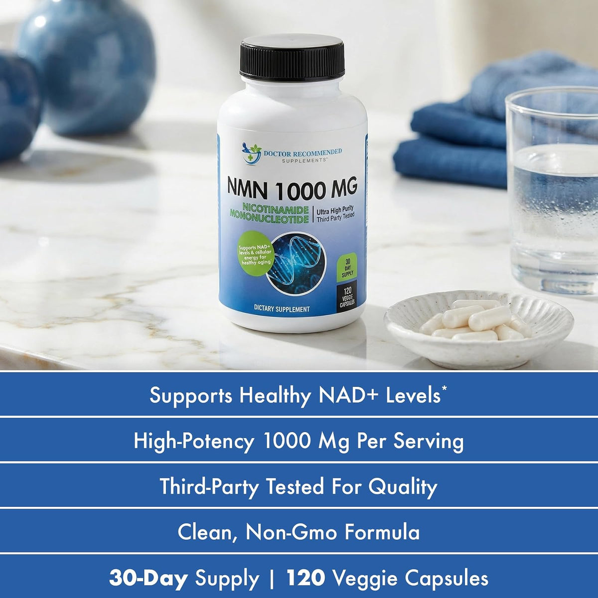 60 capsules of NMN vitamin B12