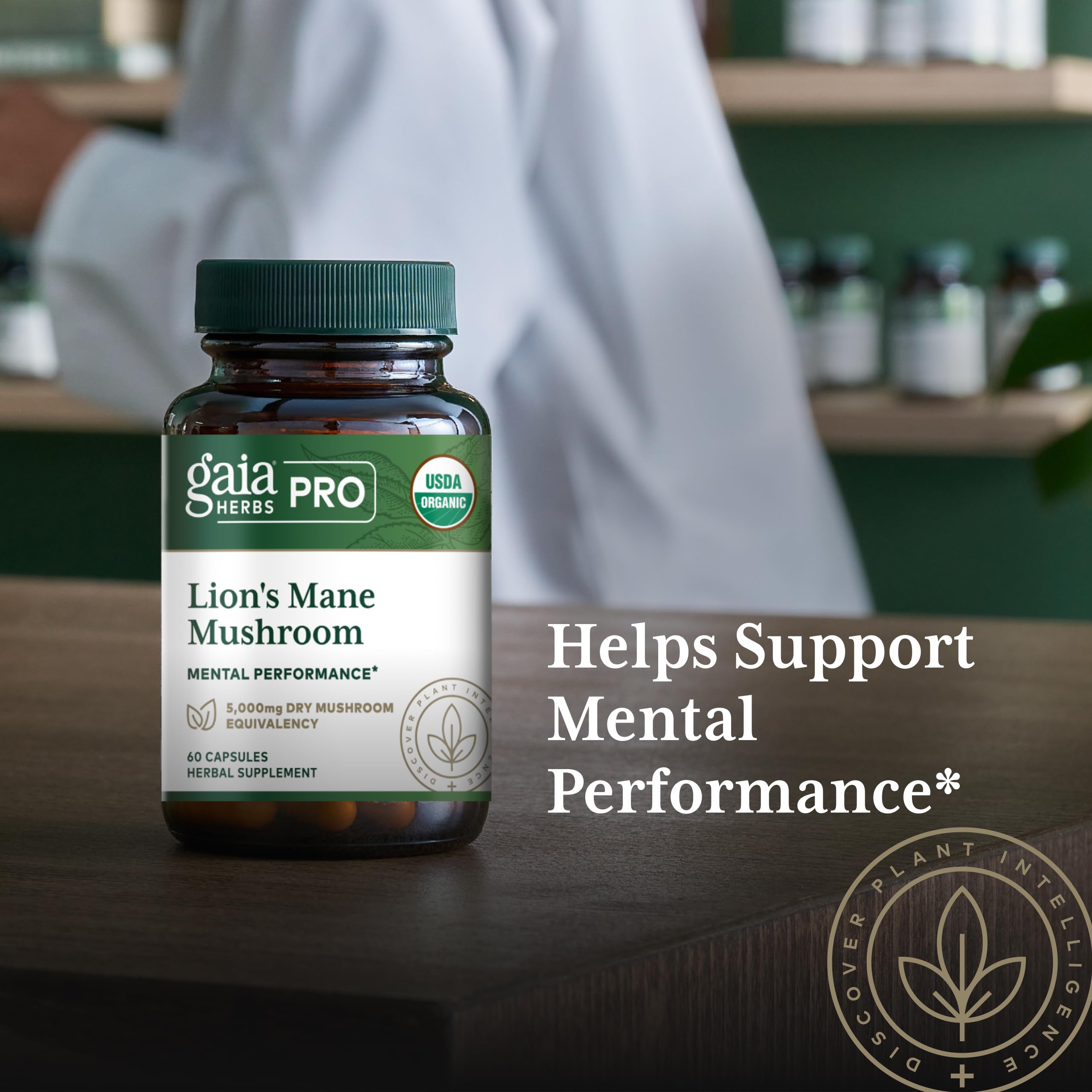 60 capsules of organic mushroom extract