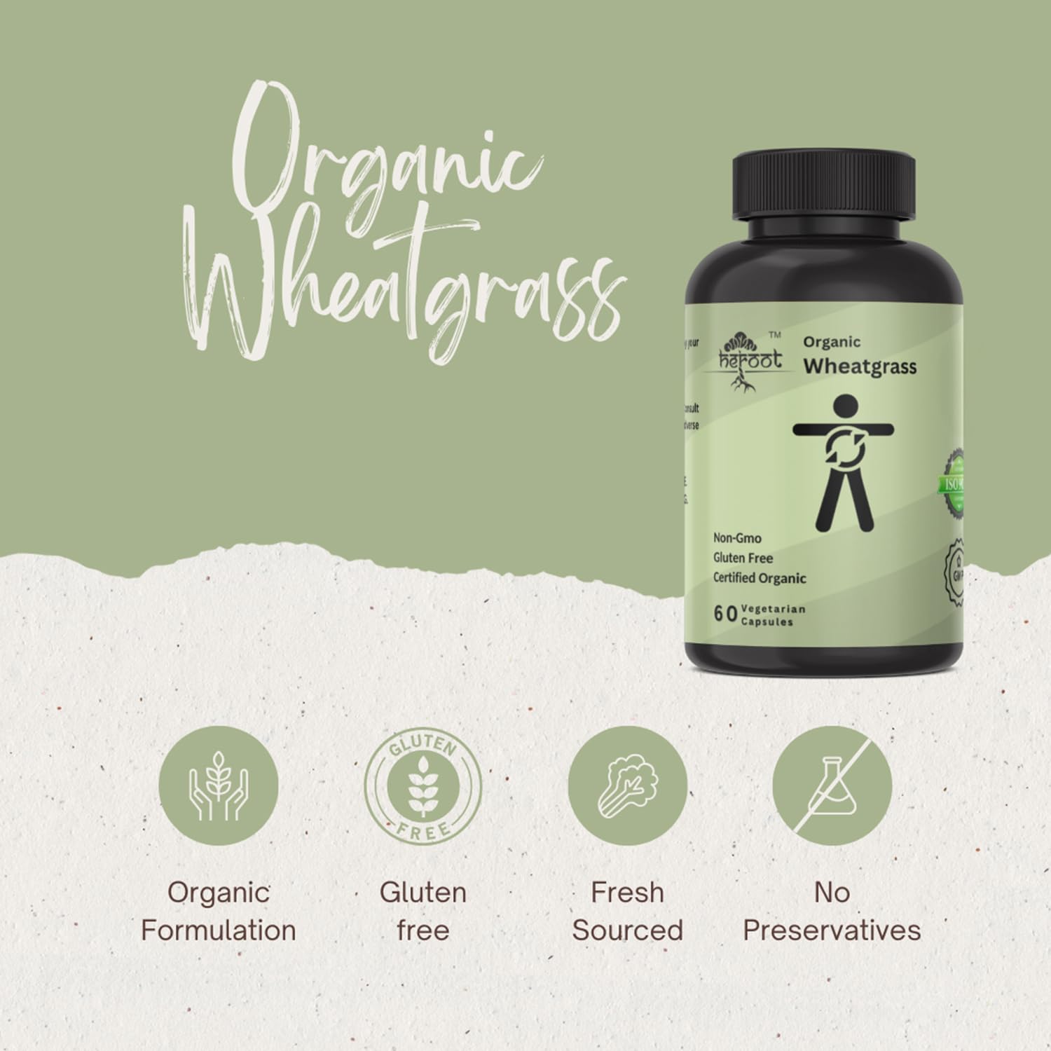 60 capsules of organic nutrition
