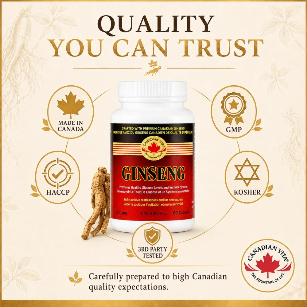 60 capsules of panax ginseng