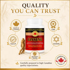60 capsules of panax ginseng