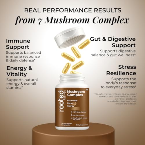 60 capsules of powerful mushrooms