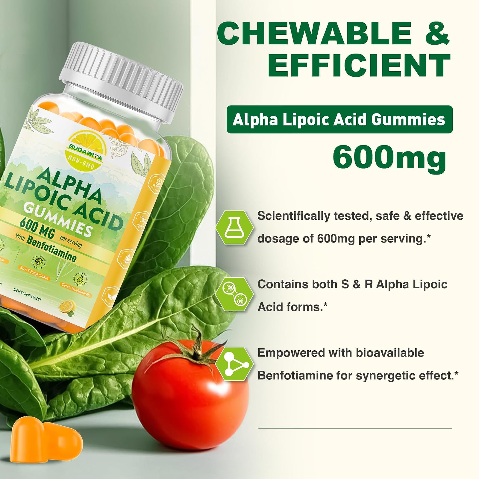 60 capsules of premium Alpha Lipoic Acid