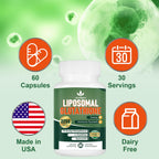 60 capsules of premium glutathione