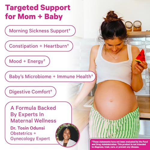 60 capsules of prenatal probiotics