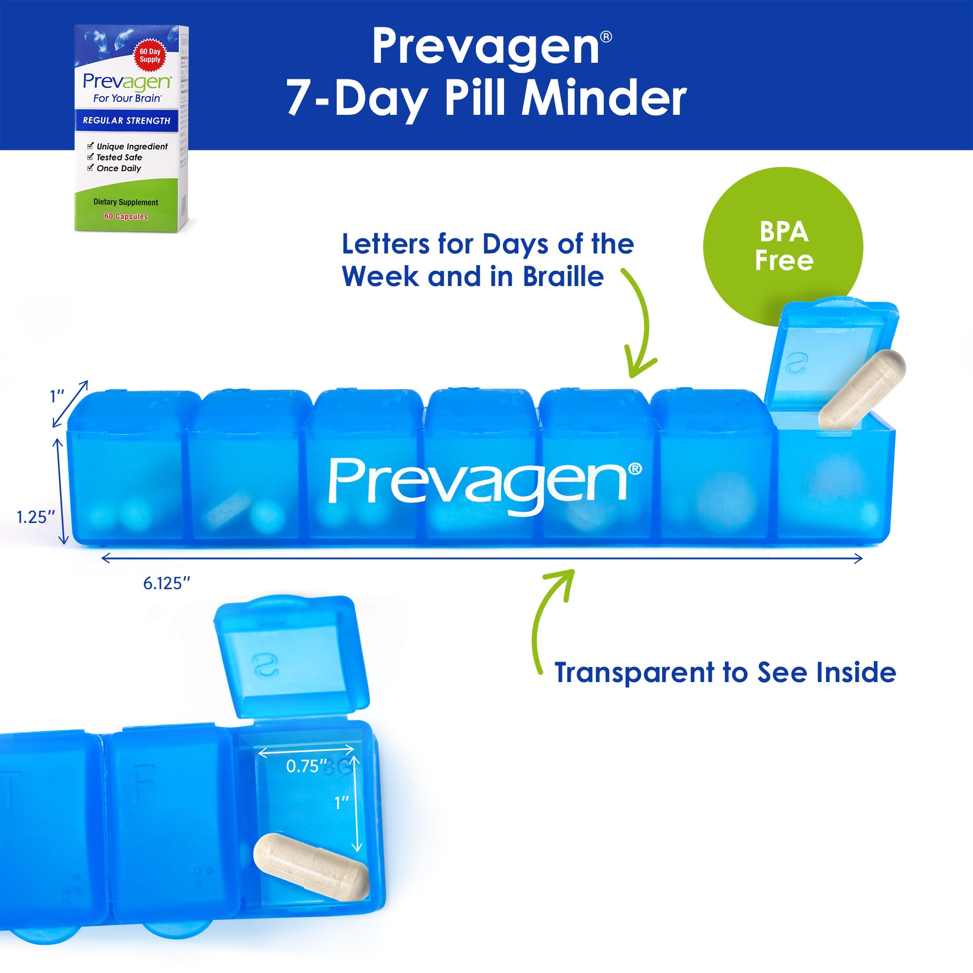 60 capsules of Prevagen for memory