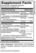 60 capsules of probiotics for men