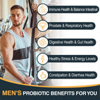 60 capsules of probiotics for men