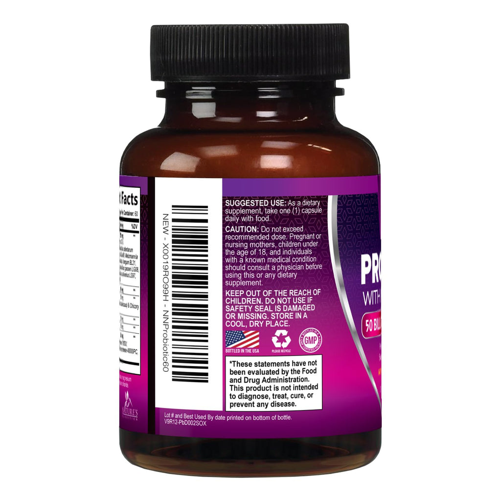 60 capsules of probiotics for vitality