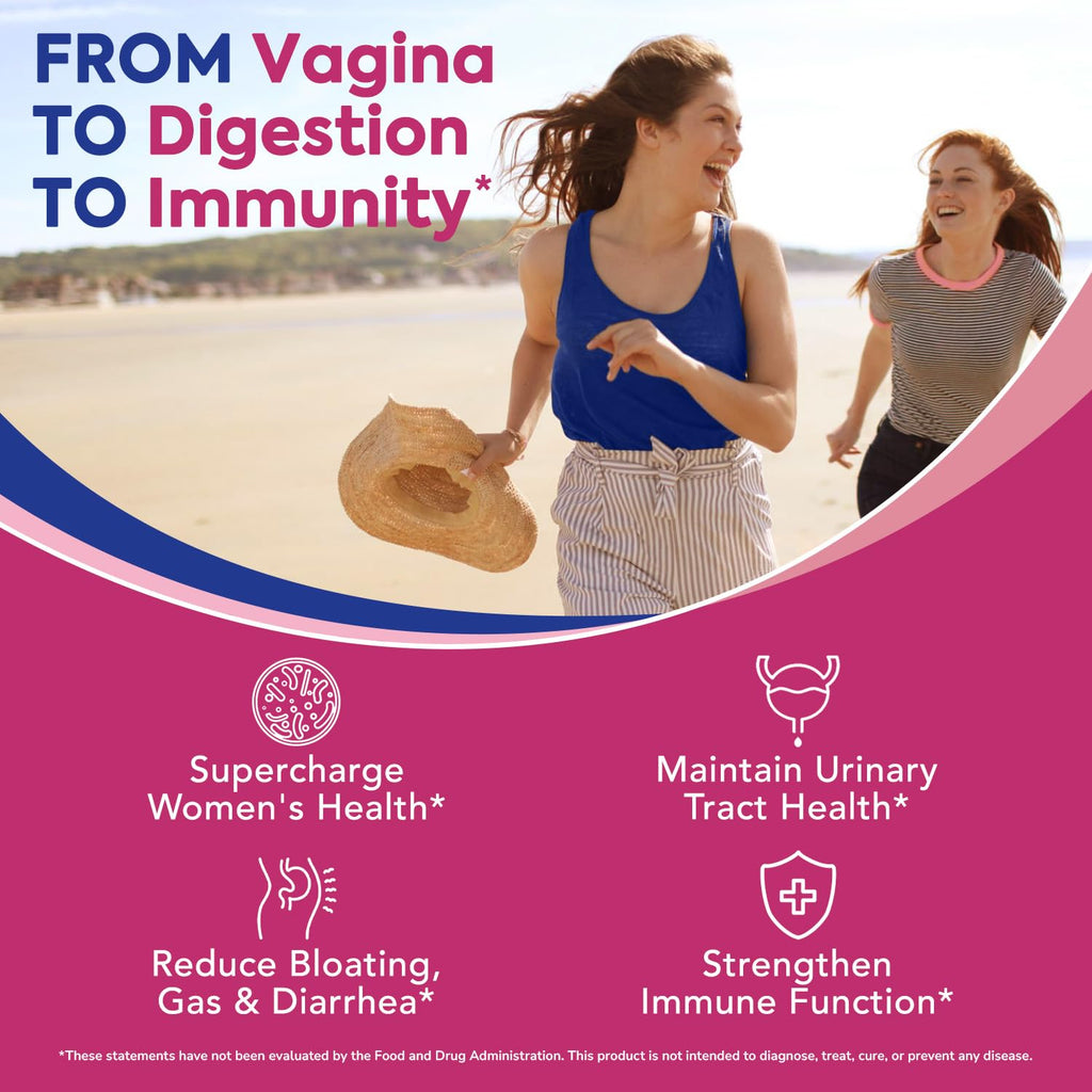 60 capsules of probiotics for women