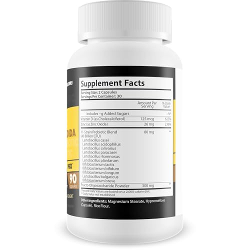 60 capsules of probiotics for women