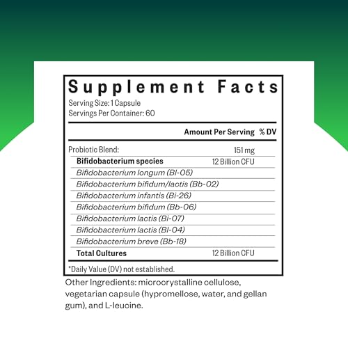 60 capsules of probiotics for women