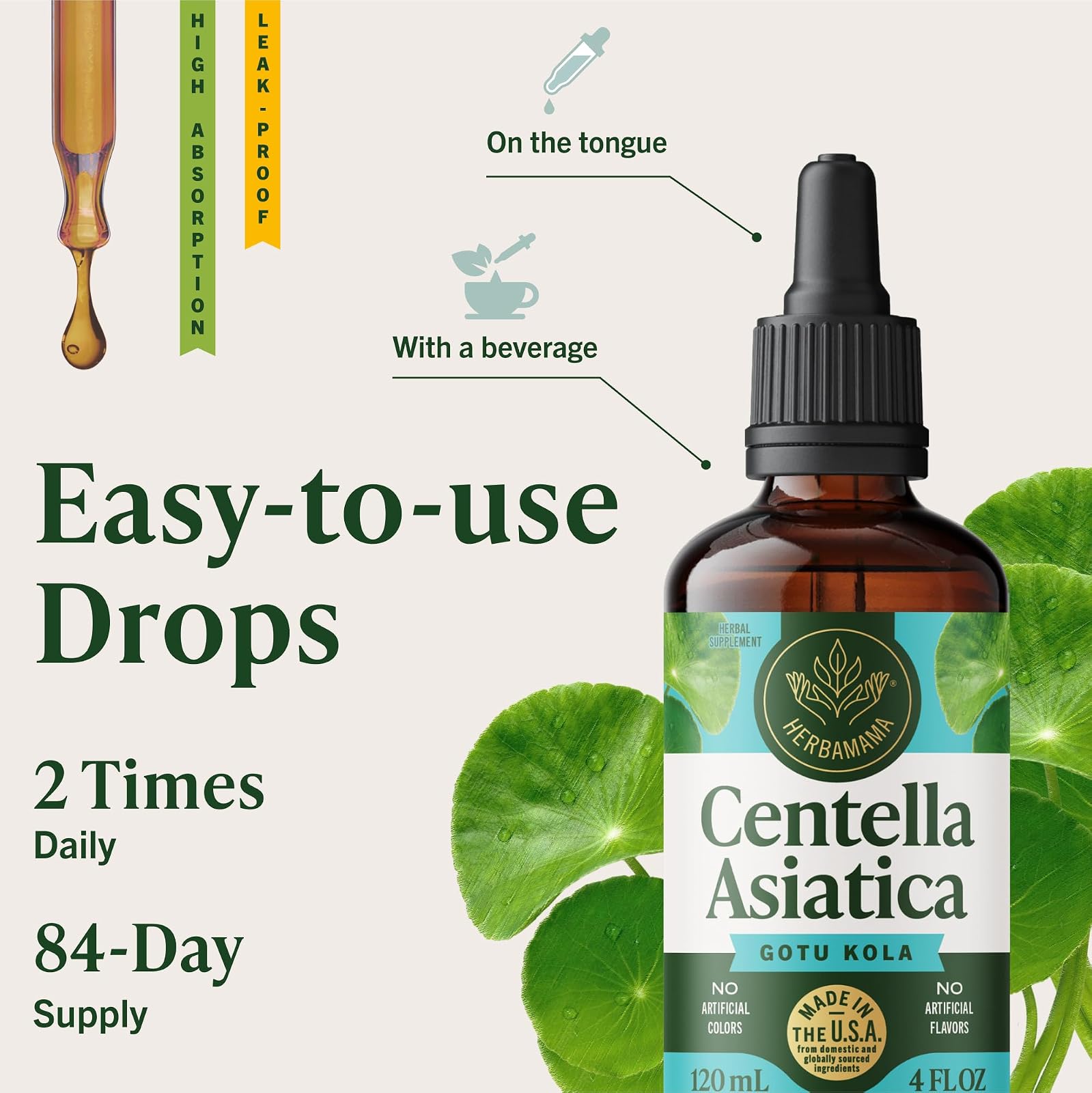 60 capsules of pure Gotu Kola extract