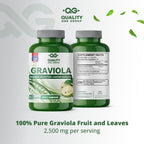 60 capsules of pure graviola