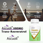 60 capsules of pure resveratrol extract