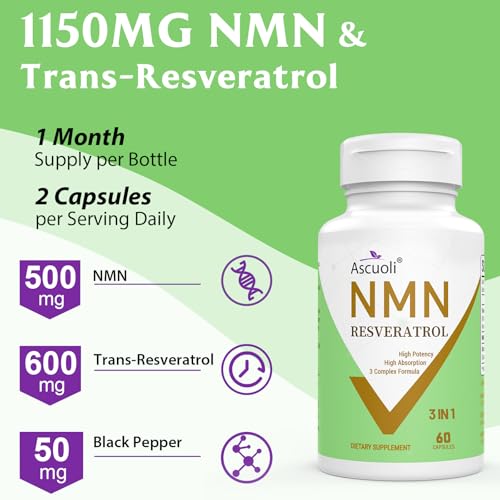 60 capsules of pure resveratrol