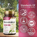 60 capsules of pure Resveratrol