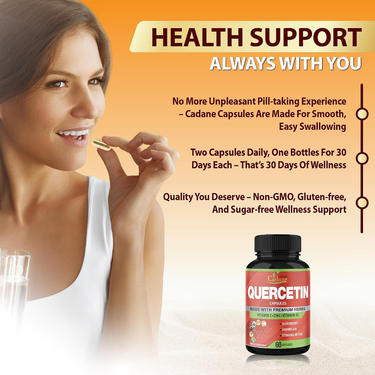 60 capsules of Quercetin extract