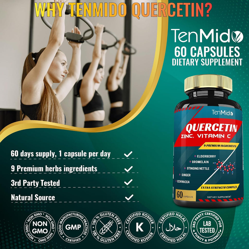 60 capsules of Quercetin goodness
