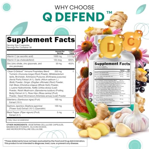 60 capsules of quercetin with zinc