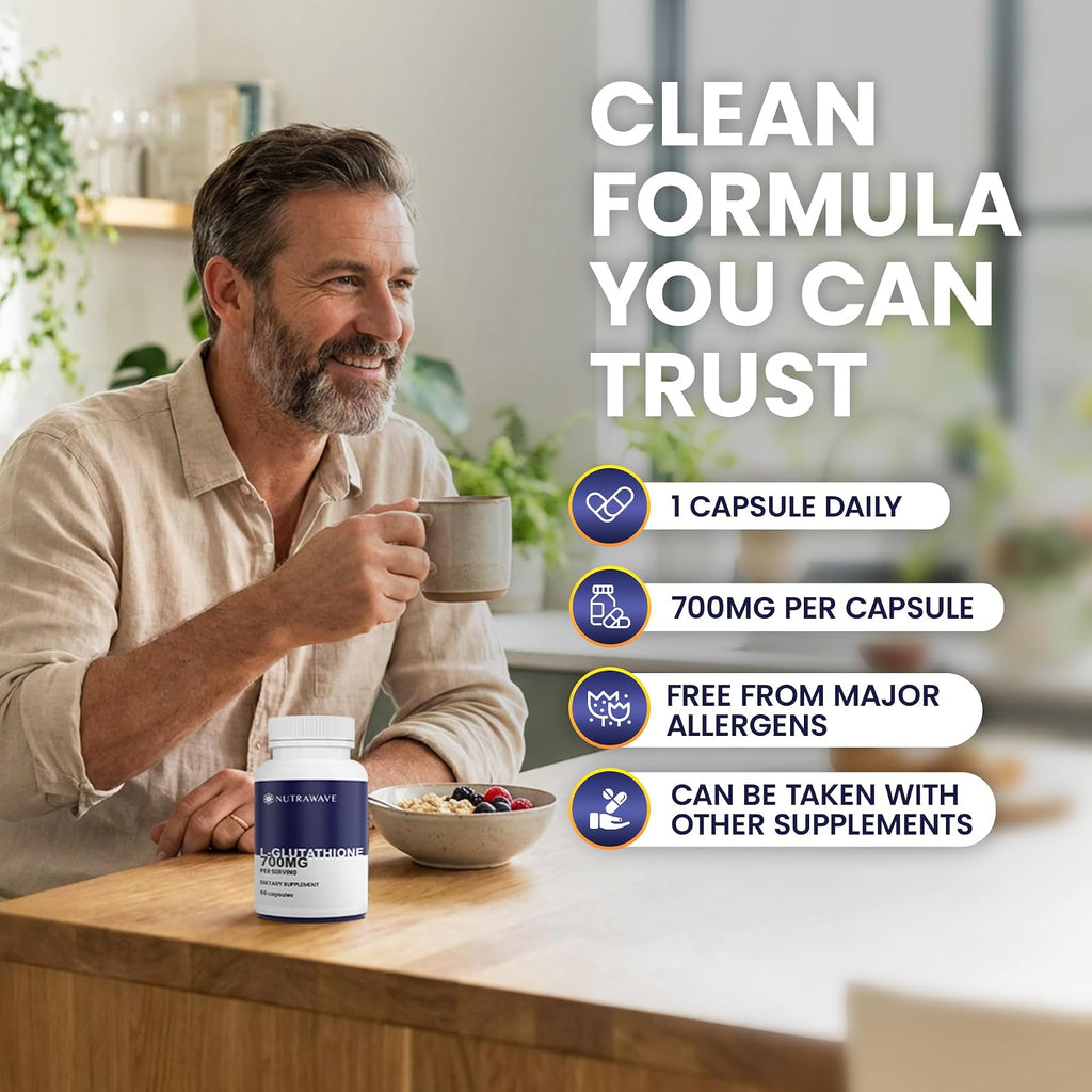 60 capsules of reduced glutathione