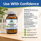 60 capsules of Rhodiola extract
