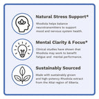 60 capsules of Rhodiola extract