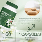 60 capsules of Rhodiola for wellness