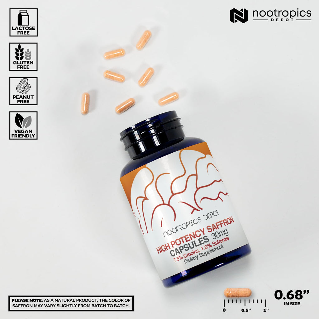 60 capsules of saffron goodness