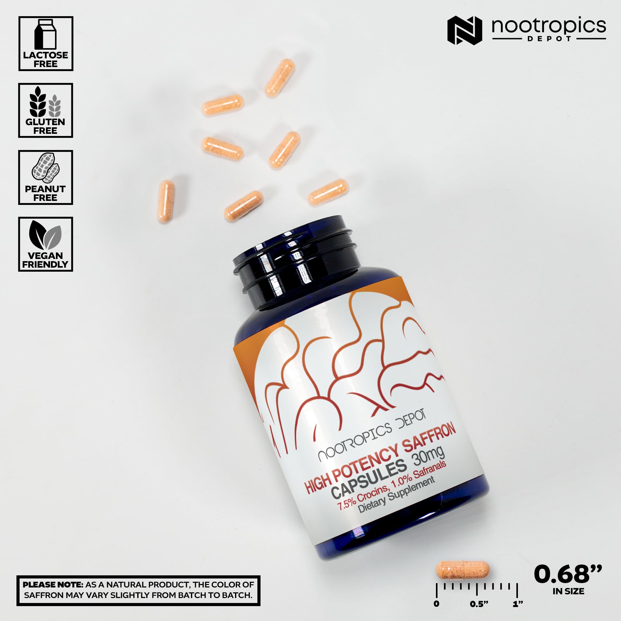60 capsules of saffron goodness