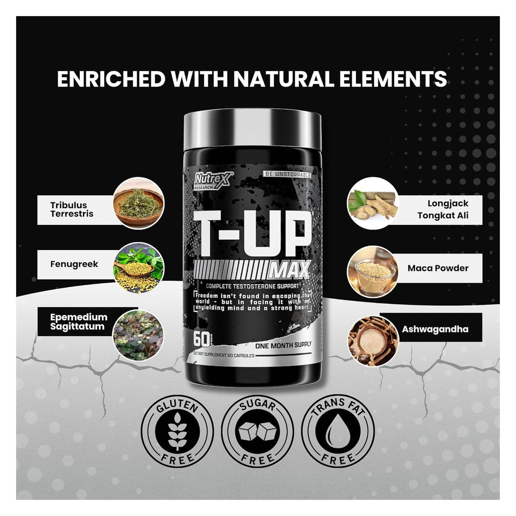 60 capsules of T-Up testosterone booster