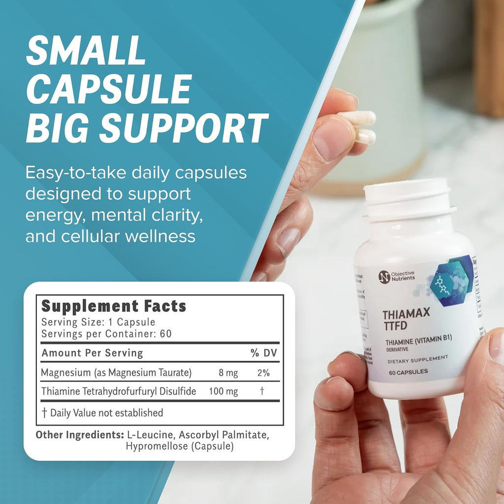 60 capsules of Thiamine goodness