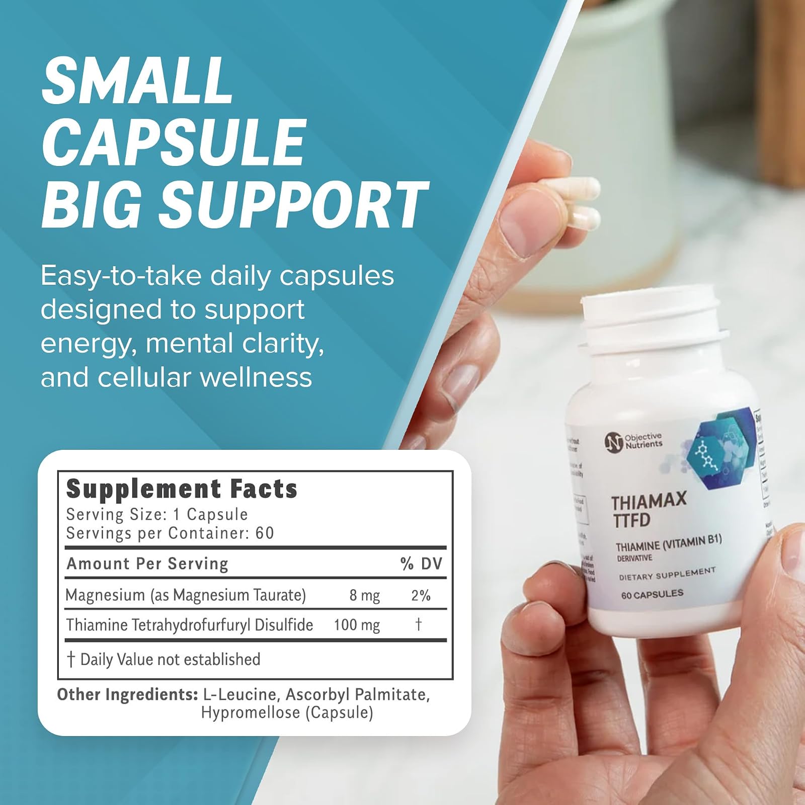 60 capsules of Thiamine goodness