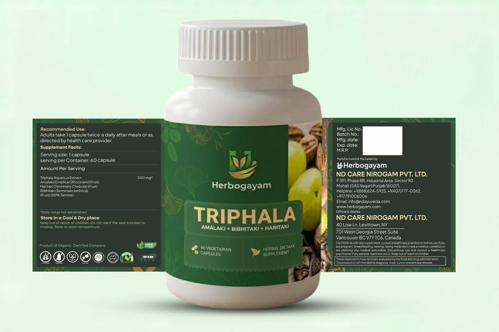 60 capsules of Triphala goodness
